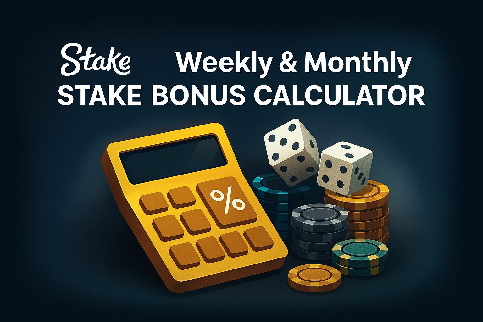 Weekly & Monthly Stake Bonus Calculator – Estimate Your VIP Casino Cashback